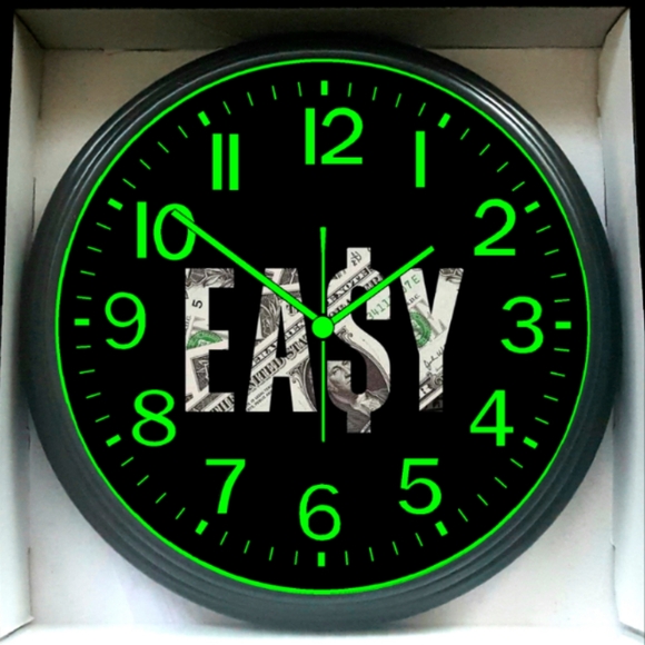 Wall Decor | Easy Money Stock Market Trading Glow In The Dark Office ...